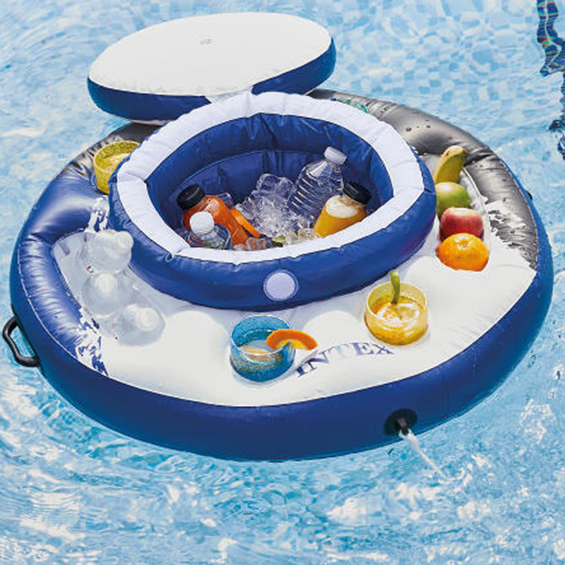 Intex Mega Cooler Floating Inflatable Drinks Chiller - Galaxy Leisure ...