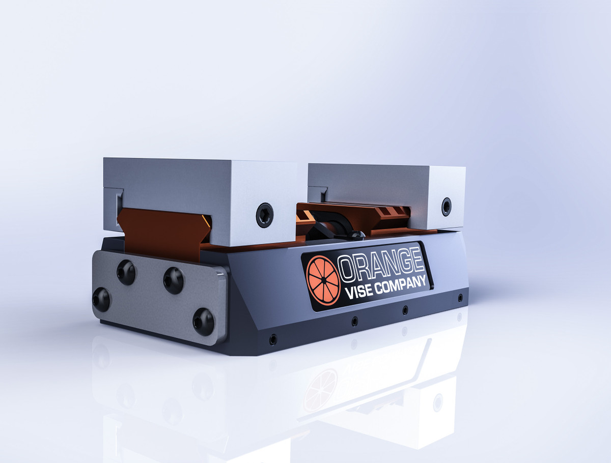 Helios Self-Centering Vise - Orange Vise Company LLC
