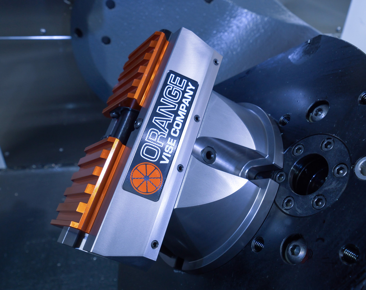 Helios Self-Centering Vise - Orange Vise Company LLC
