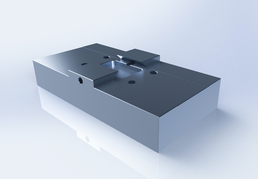 6" Machinable Sliding Jaws - Orange Vise Company LLC