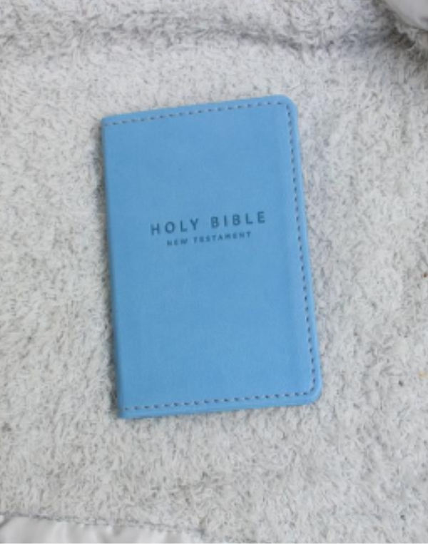 Tiny Testament Bible - Blue