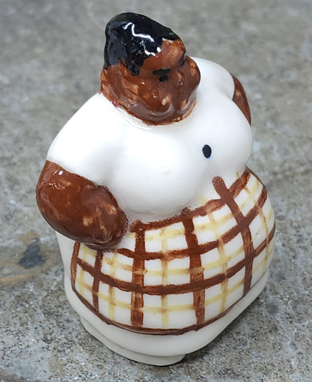 Vintage Black Americana Novelty Mammy Figure with Hands on Hips Ceramic ...