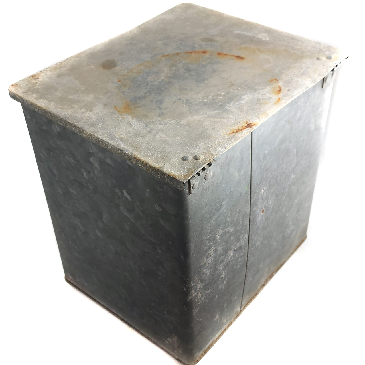Vintage Dairylea Insulated Galvanized Porch Box Glass Milk Bottle Dairy ...