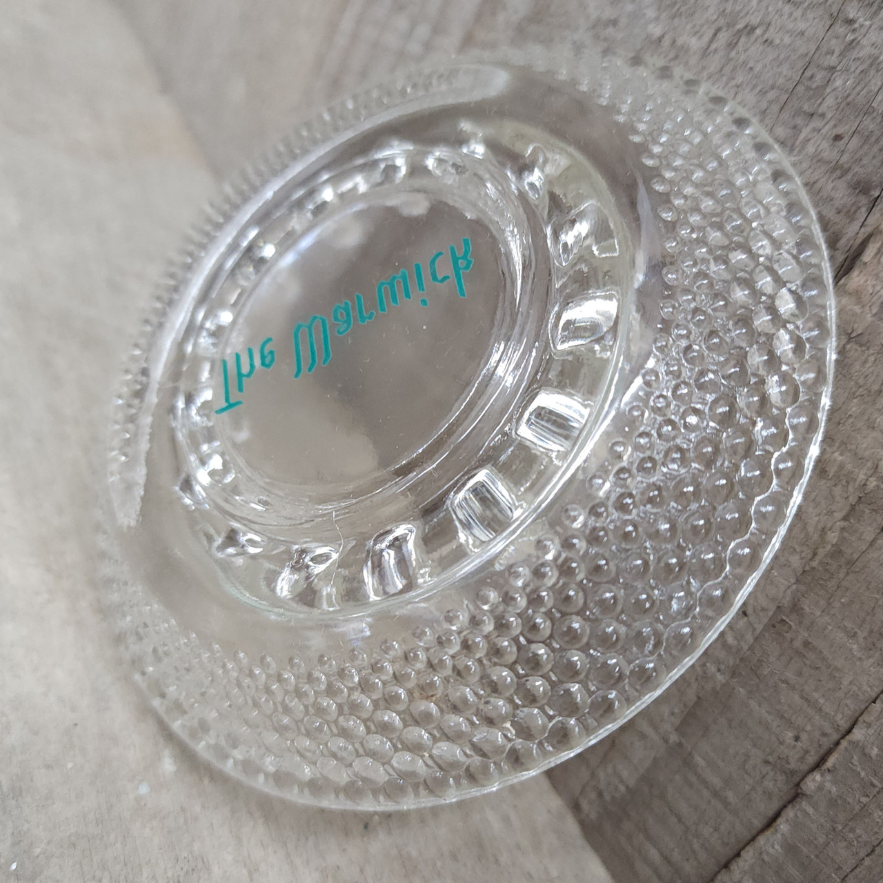 The Warick Vintage Pressed Glass Hotel Advertising Ashtray ACL ...