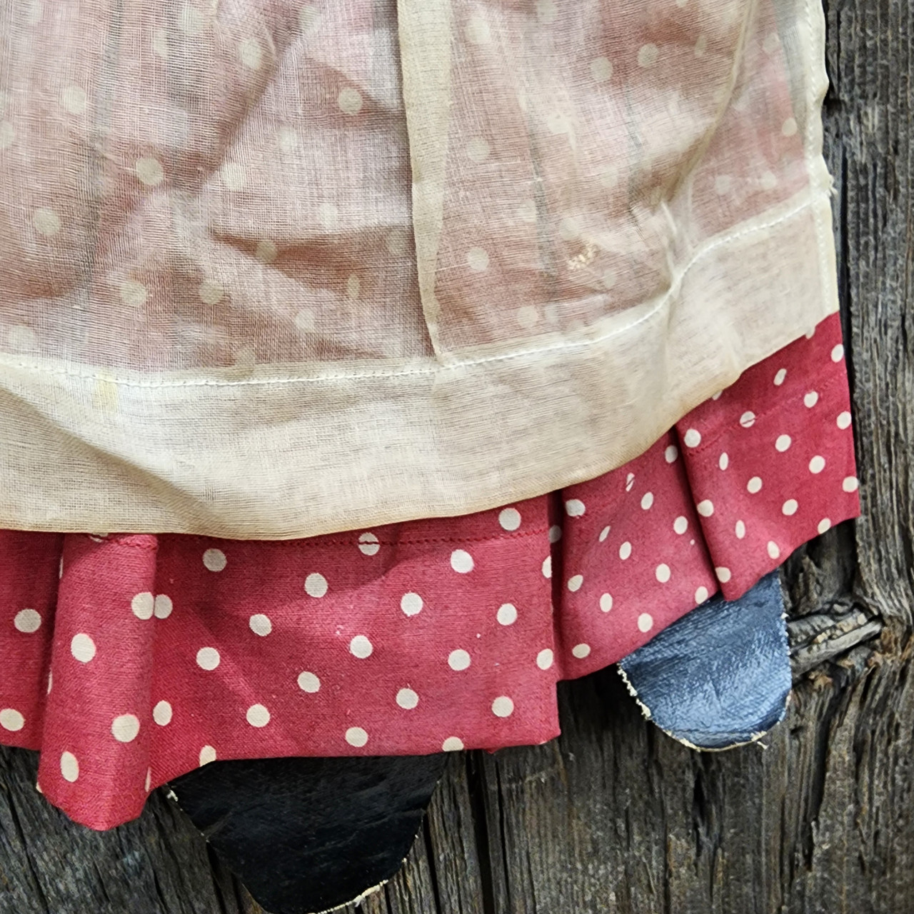 Old Aunt Jemima Paper Doll Kitchen Wall Mount Utensil Key Holder Fabric ...