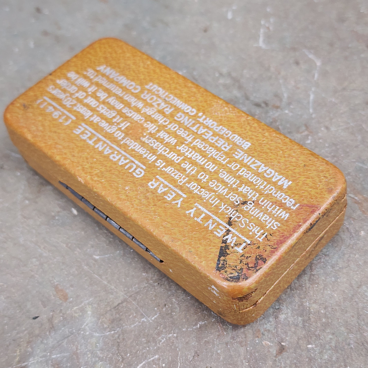 Vintage Schick Injector Safety Razor Butterscotch Bakelite Handle ...