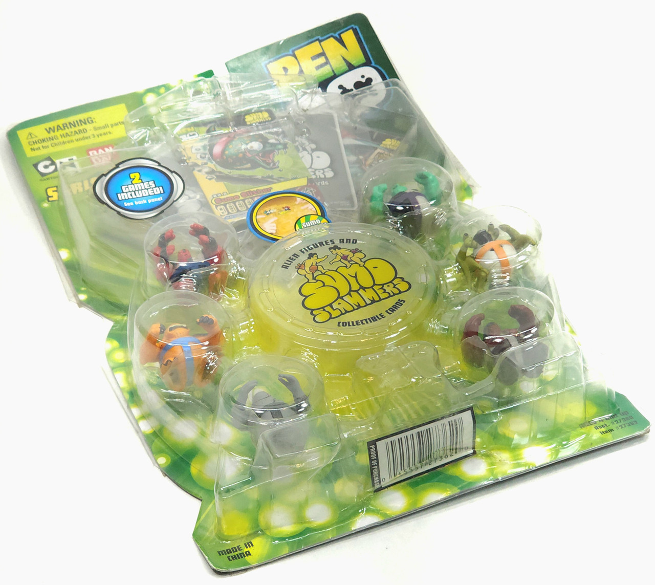 NOS 2006 Ben 10 Series 2 Sumo Slammers Action Figure Toys Sealed Aliens ...