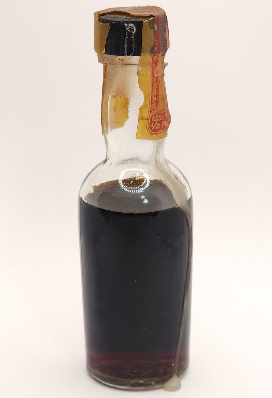 Vintage Wray & Nephew Dagger Punch Brand Rum Mini Liquor Bottle Sealed ...