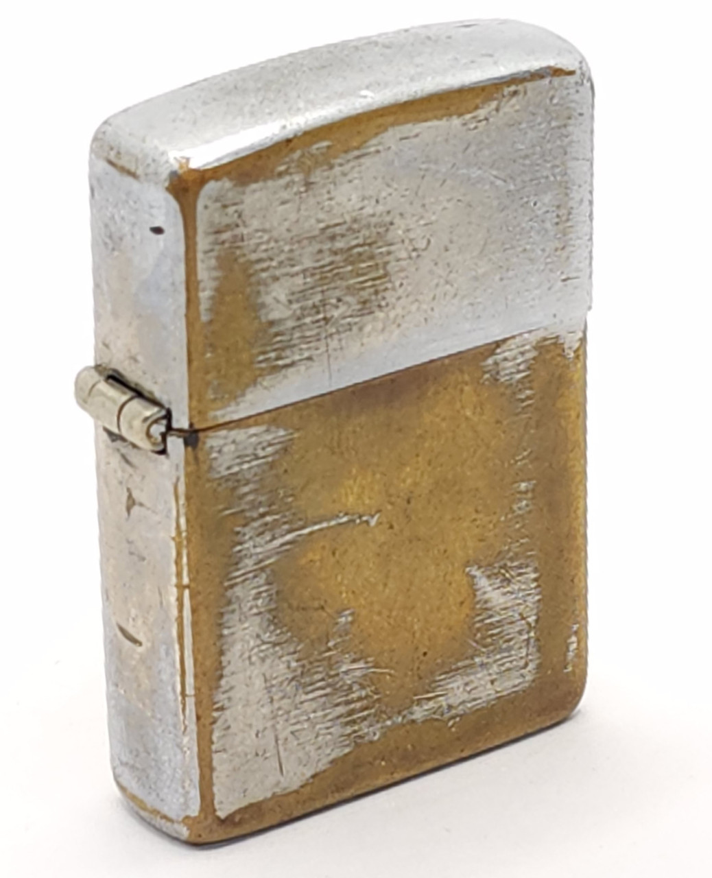 Well Loved 1940's Vintage Chromed Brass Zippo Cigarette Lighter 3 ...