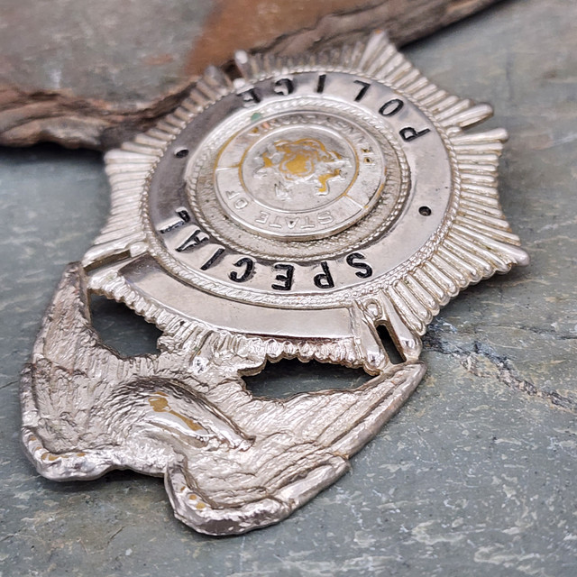 Old Vintage Pennsylvania Special Police State Badge Retired Shield PA ...