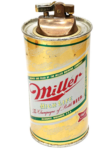 Vintage Miller High Life Beer Can Advertising Can Table Cigarette ...