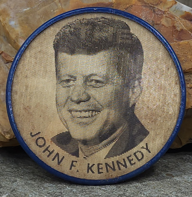 Vintage Vari-Vue Lenticular John F. Kennedy JFK Pinbuck Campaign ...