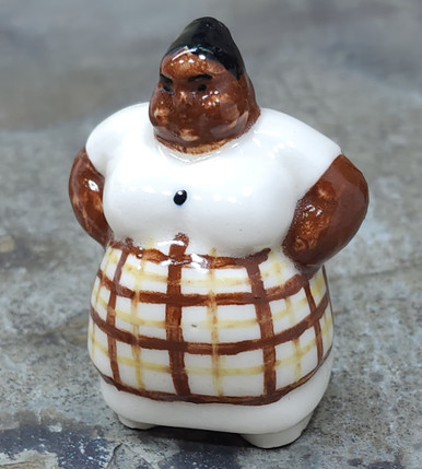 Vintage Black Americana Novelty Mammy Figure with Hands on Hips Ceramic ...