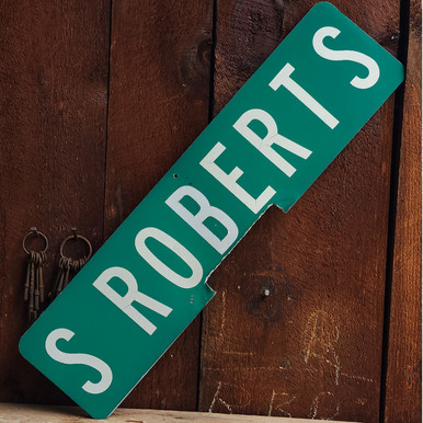Vintage Retired Obsolete South Roberts Street Traffic Sign Road Highway ...