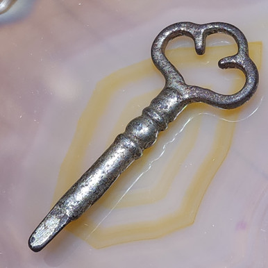 Antique Singer Sewing Machine Case Skeleton Key Triangular Three Sided ...