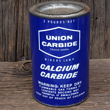 Vintage Union Carbide Calcium Carbide Advertising Can Tin Full Coal ...