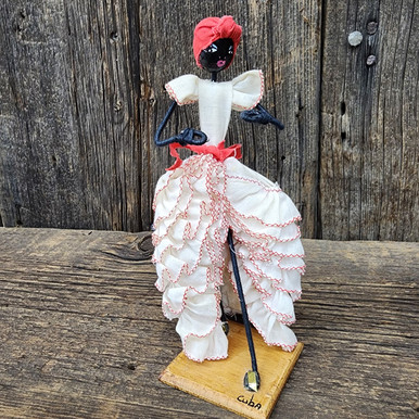 Vintage Bendable Black Woman Dancer Figure Cuba Travel Souvenir Cuban ...