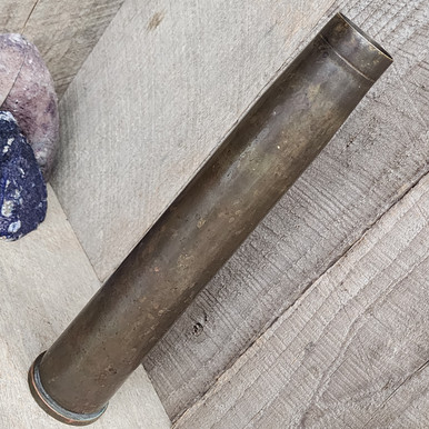 1943 World War II 40 mm Empty Brass Artillery Shell WW2 Bofors ...