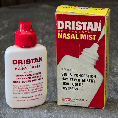 NOS Vintage Dristan Decongestant Nasal Mist in Original Box Sinus ...