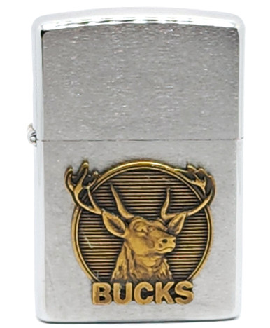 1991 Marlboro Bucks Deer Emblem Advertising Zippo Cigarette Lighter ...