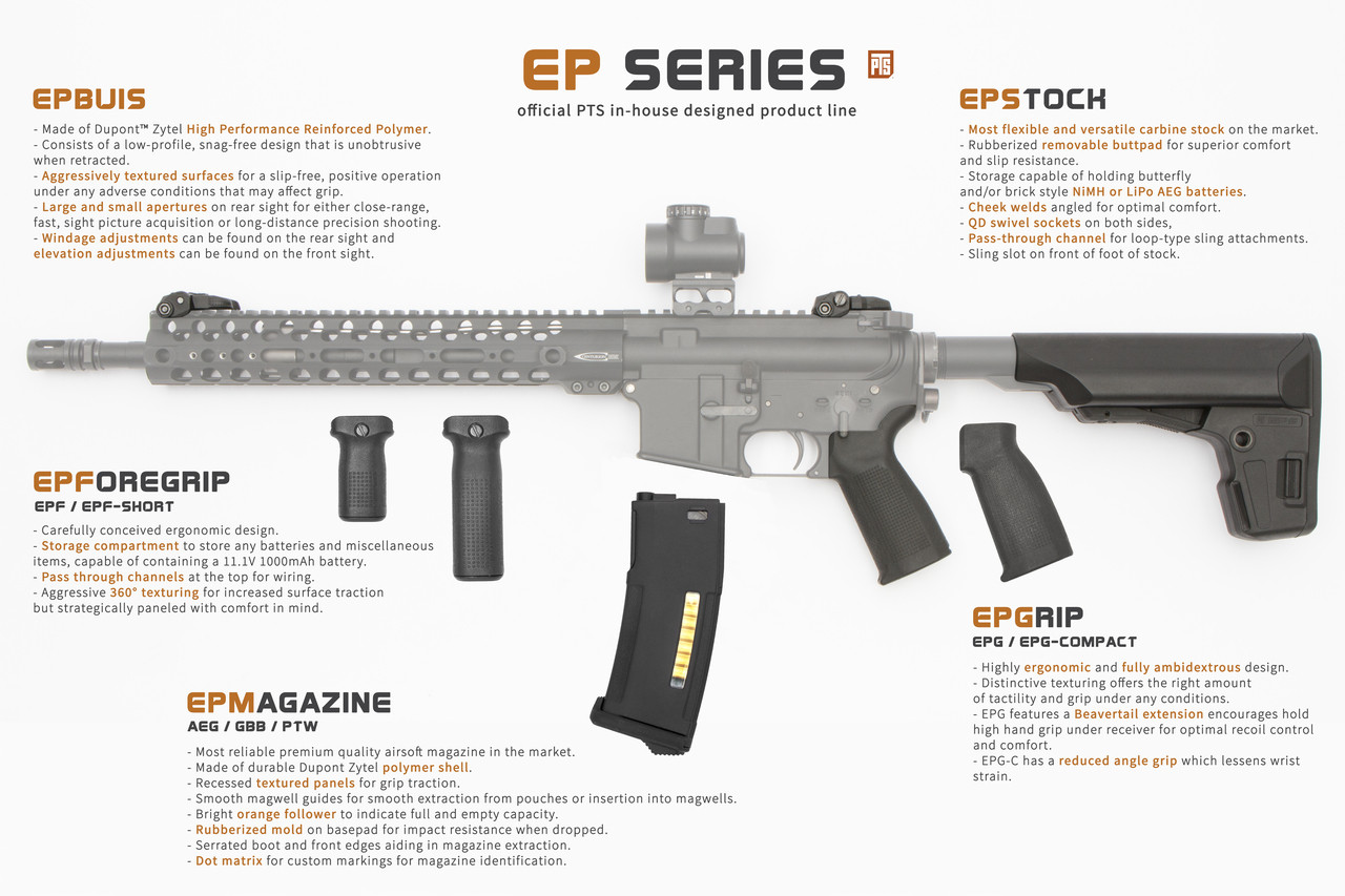 PTS Syndicate EPG (GBB) | Enhanced Polymer Grip | Full Size