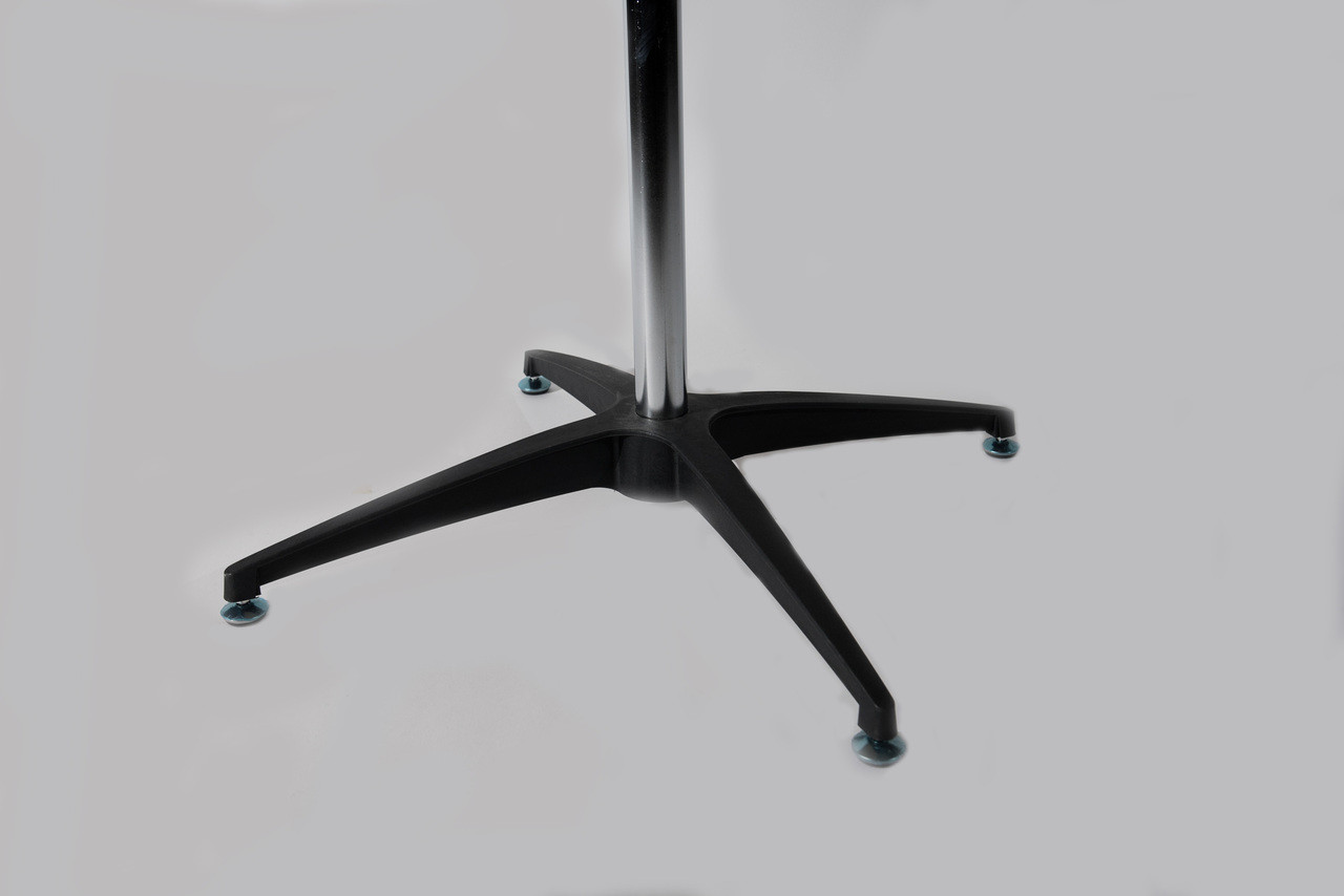 European Birch 24" Round Wood High Top Cocktail Table with Self ...