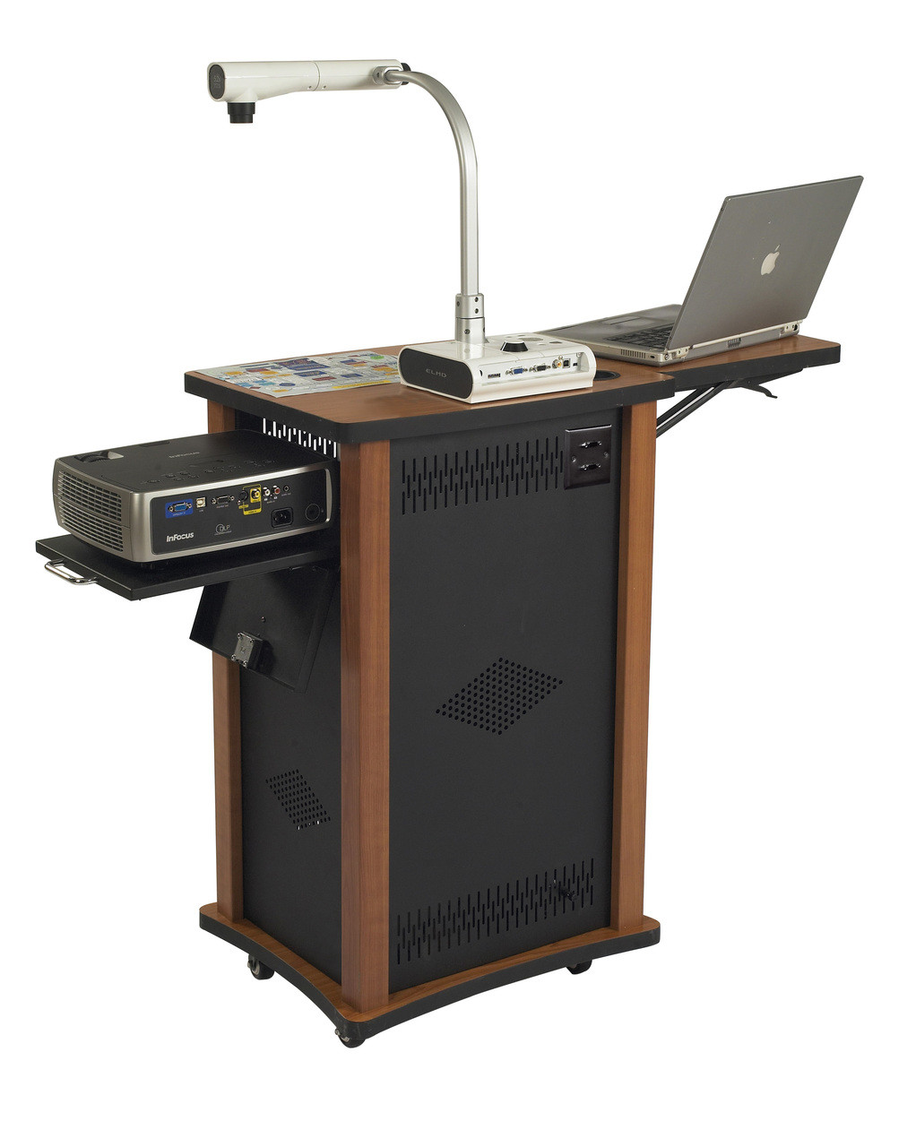 Multi Media Cart By Oklahoma Sound - FoldingChairsandTables.com