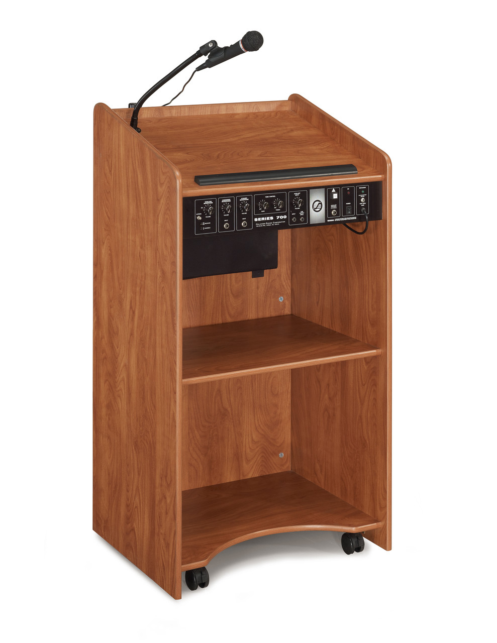 Wired Aristocrat Floor Lectern By Oklahoma Sound - FoldingChairsandTables