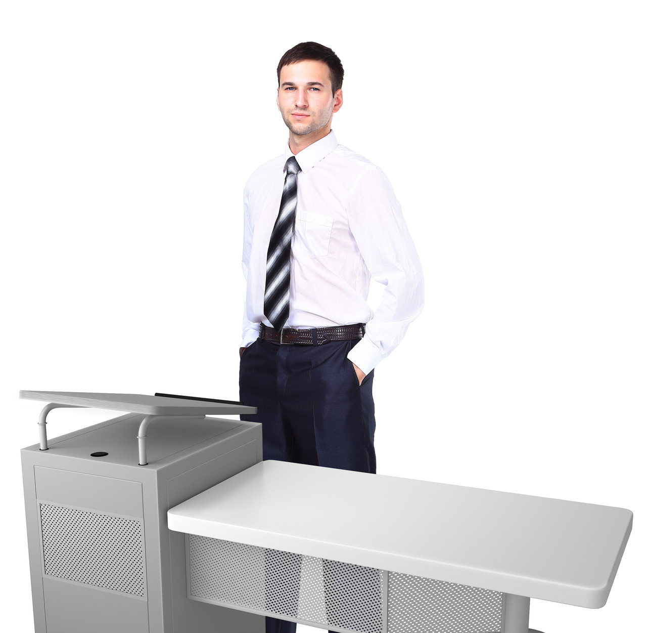Edupod Lectern and Teacher's Desk Combo By Oklahoma Sound ...