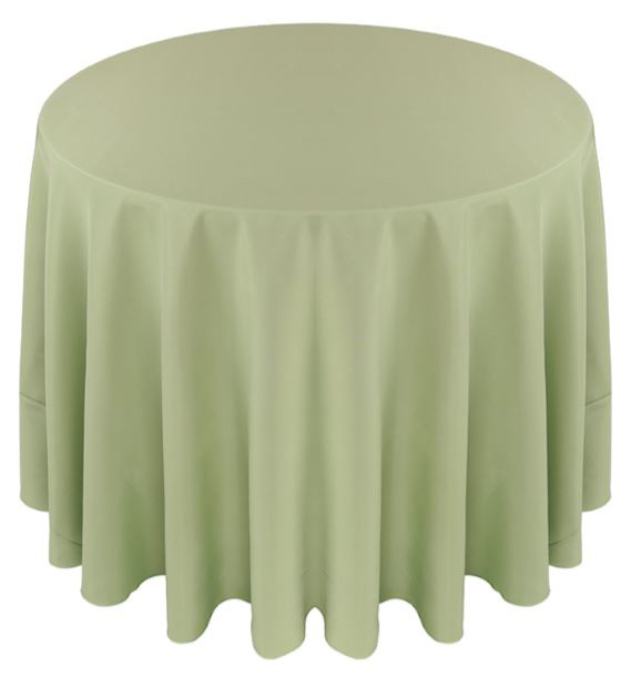 Solid Polyester Tablecloth Linen - FoldingChairsandTables.com
