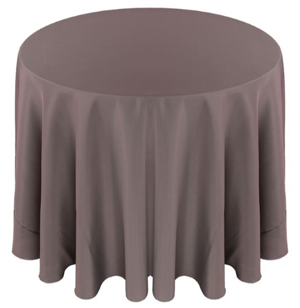Solid Polyester Tablecloth Linen - FoldingChairsandTables.com