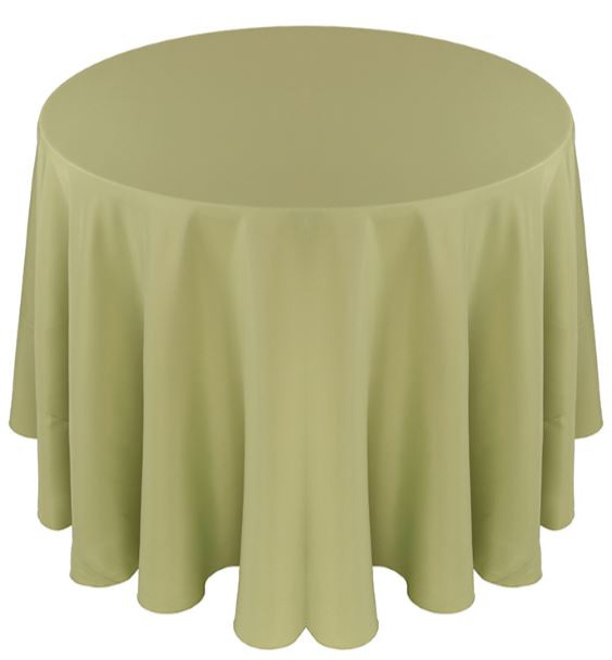 Solid Polyester Tablecloth Linen - FoldingChairsandTables.com