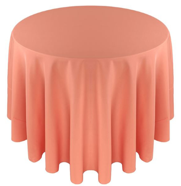 Solid Polyester Tablecloth Linen - FoldingChairsandTables.com