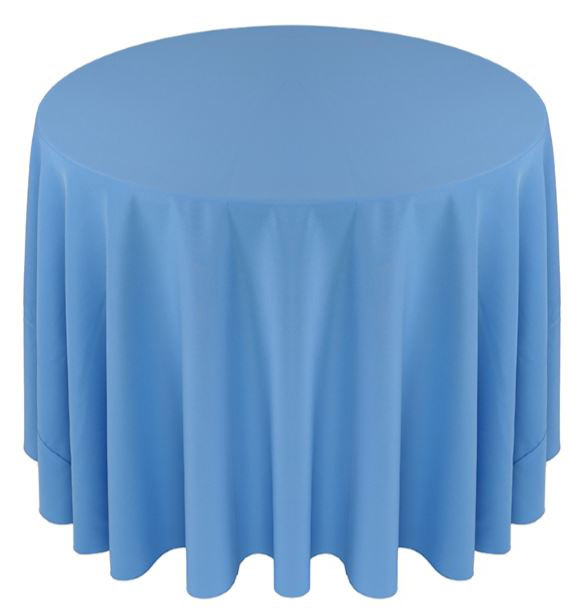 Solid Polyester Tablecloth Linen - FoldingChairsandTables.com