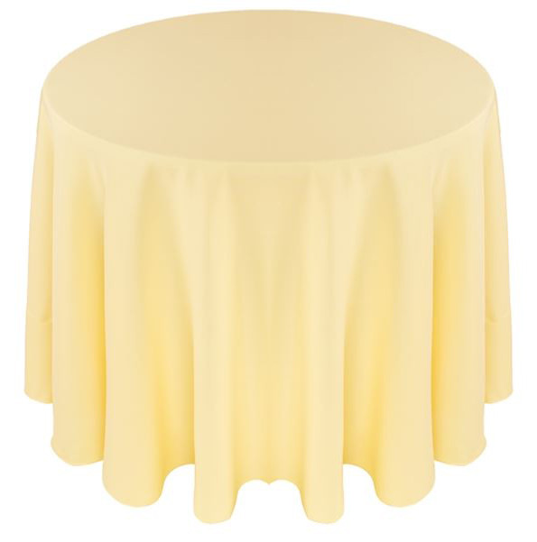 Solid Polyester Tablecloth Linen - FoldingChairsandTables.com