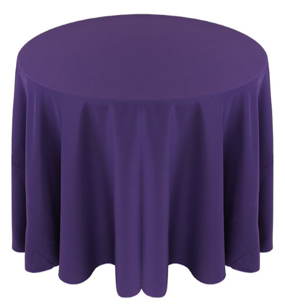 Solid Polyester Tablecloth Linen - FoldingChairsandTables.com