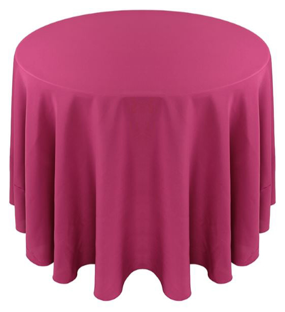 Solid Polyester Tablecloth Linen - FoldingChairsandTables.com