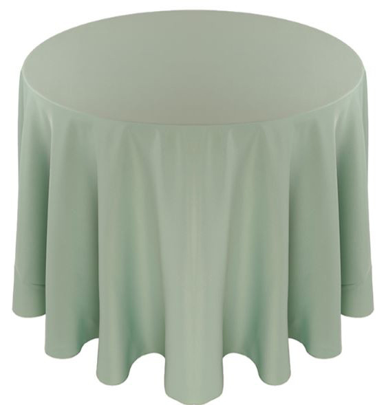 Solid Polyester Tablecloth Linen - FoldingChairsandTables.com