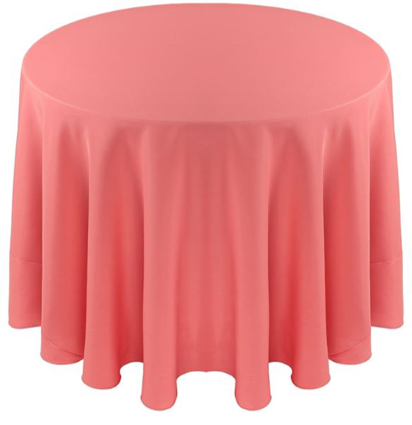 Solid Polyester Tablecloth Linen - FoldingChairsandTables.com