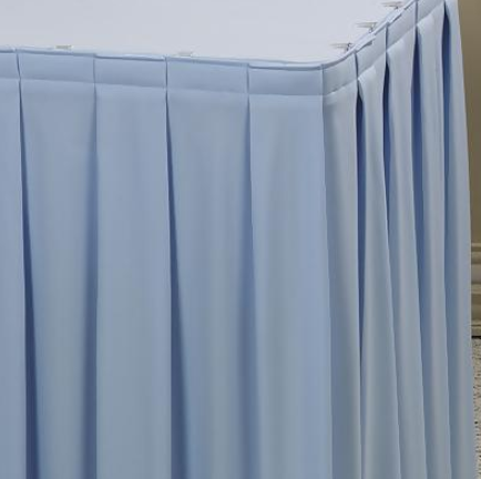 Box Pleat Table Skirt