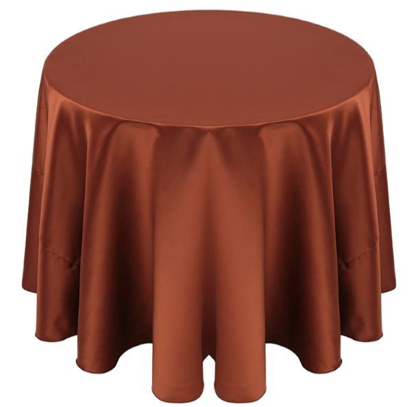 Matte Satin Tablecloth Linen - FoldingChairsandTables.com