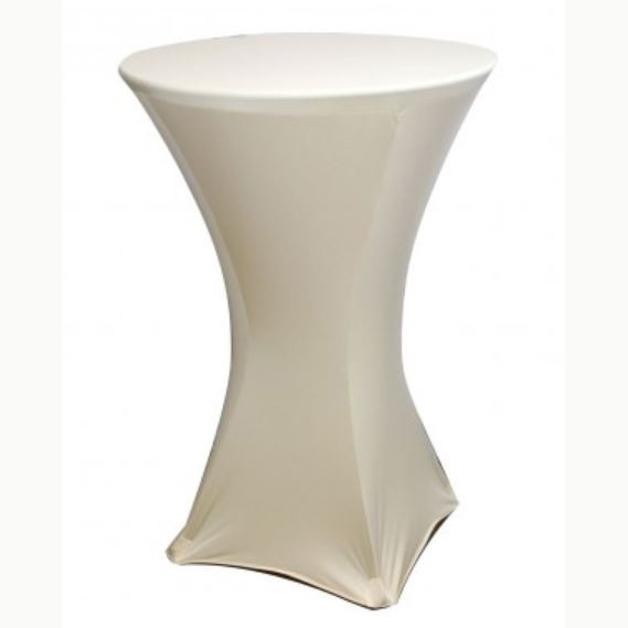 Spandex Cocktail Table Linens for 30-32" Round Top in 40-42"Height ...