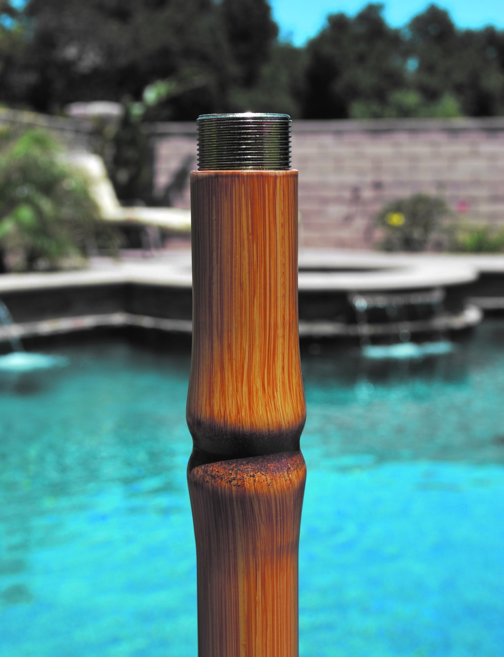 Galtech 9-ft. Hand Painted Aluminum Umbrella With Autotilt Crank Lift ...