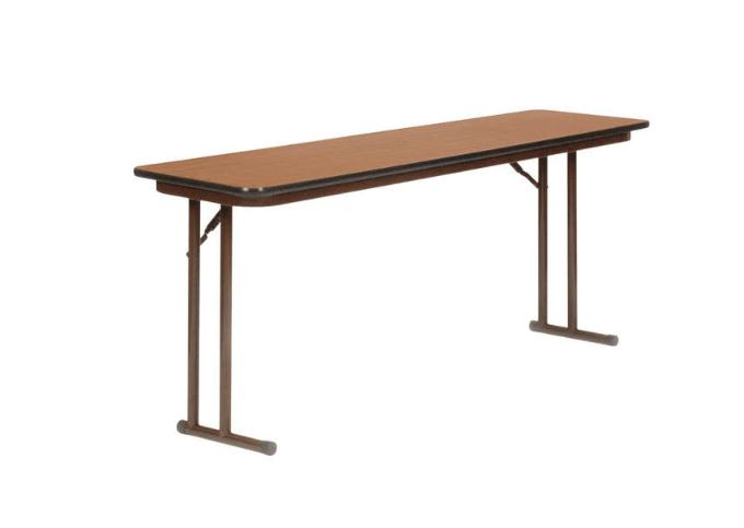 Correll High Pressure Laminate Seminar Folding Table With Offset Leg ...