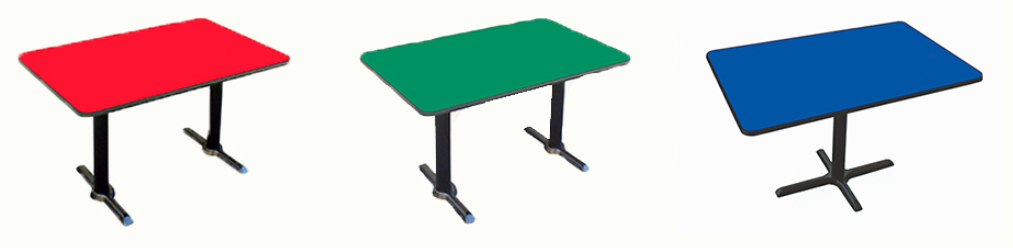 Correll Lab Tables with High Pressure Laminate Tops 36" Height-USA Made ...