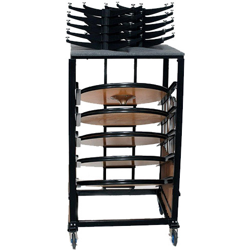 Transport and Storage Cart for High Top Cocktail Tables - 10 Table ...
