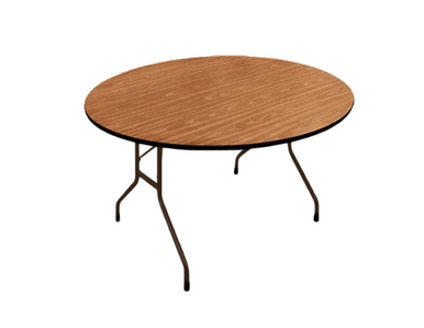 Correll Round Solid Wood Core High Pressure Laminate Folding Table-USA ...