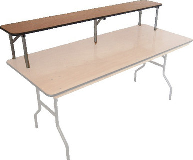Luan 12"W x 72"L (6FT) Straight Portable Bar Top Riser ...