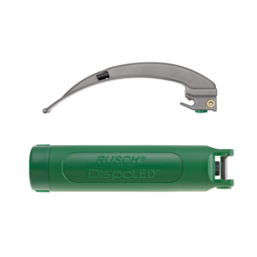 Rusch DispoLED Single-Use Fiber Optic Laryngoscope Handle with Rusch ...