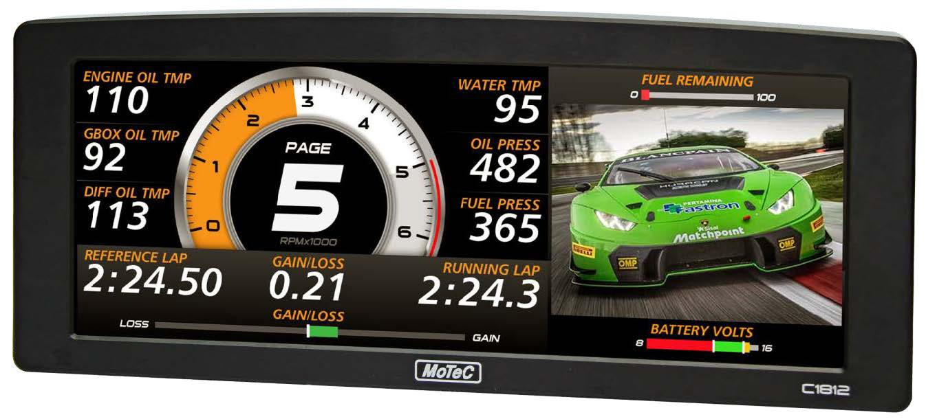 Motorsport Digital Dash Displays
